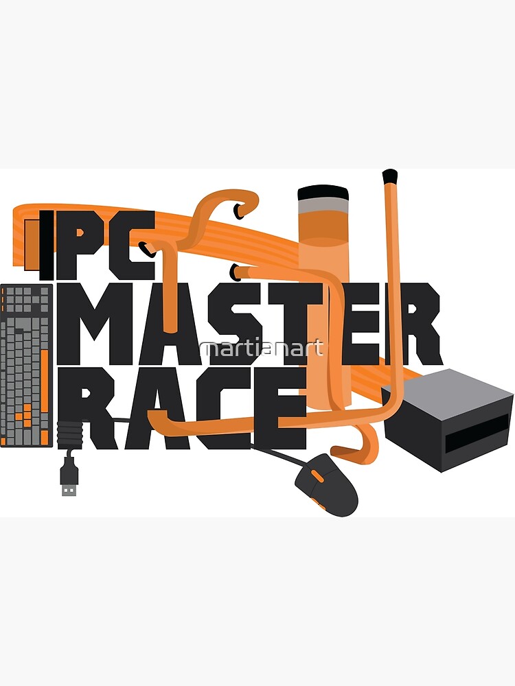"PC MASTER RACE - LOGO" Art Print for Sale by martianart | Redbubble