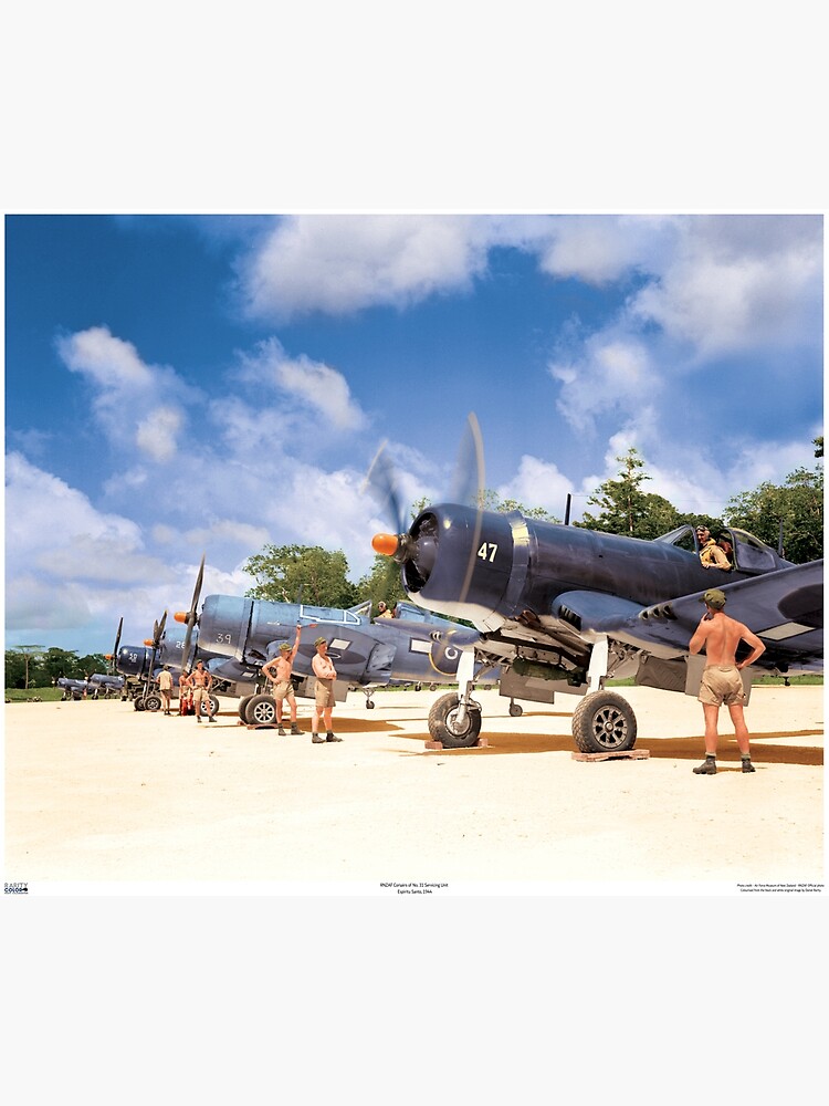 "RNZAF F4U-1D Corsairs" Poster for Sale by Rarity-Color | Redbubble