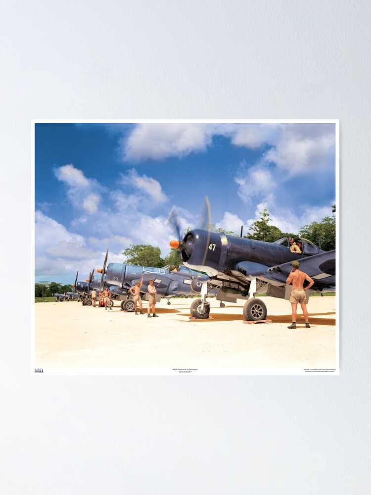 "RNZAF F4U-1D Corsairs" Poster for Sale by Rarity-Color | Redbubble