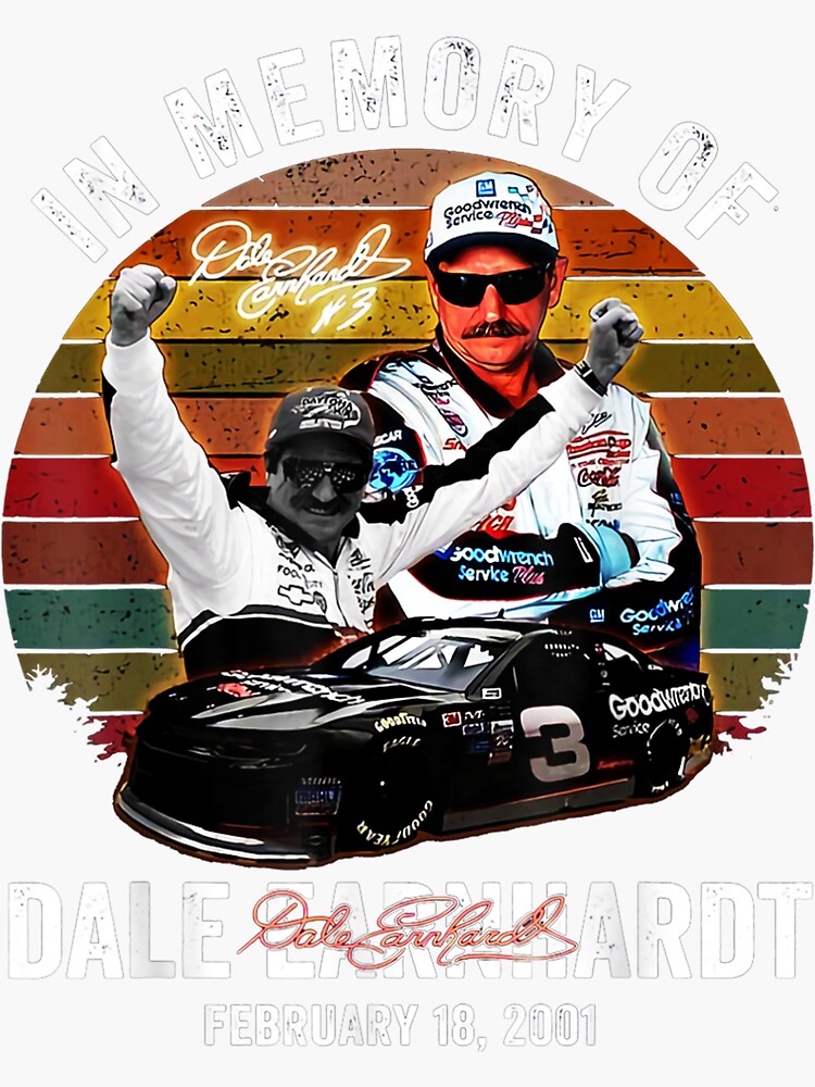 "In Memory Of Dale and Earnhardt" Sticker by Rieunkuay50 | Redbubble