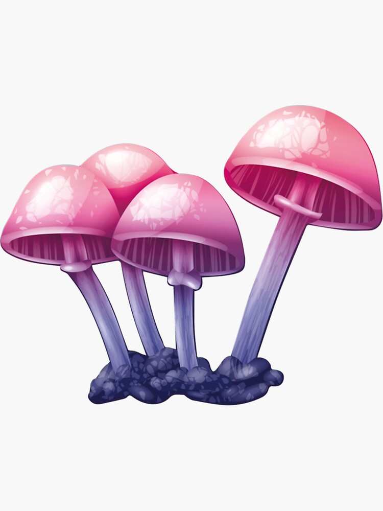 "Cute Kawaii Fly Agaric " Sticker for Sale by ParisLibertyS | Redbubble