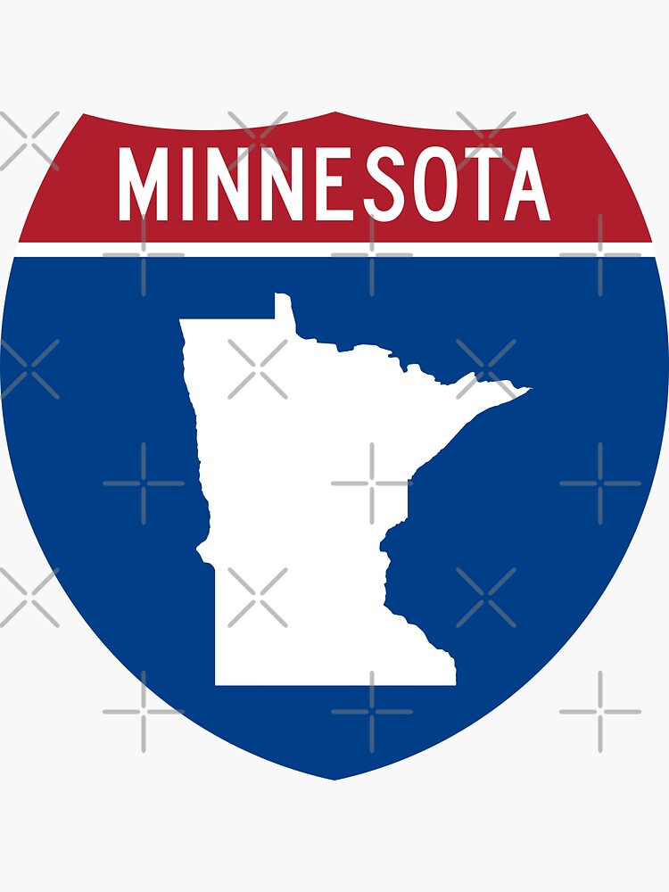 "Minnesota" Sticker for Sale by us-states | Redbubble