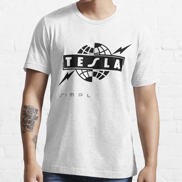 "Tesla Band Logo" T-shirt for Sale by AbbigailIrene1 | Redbubble ...
