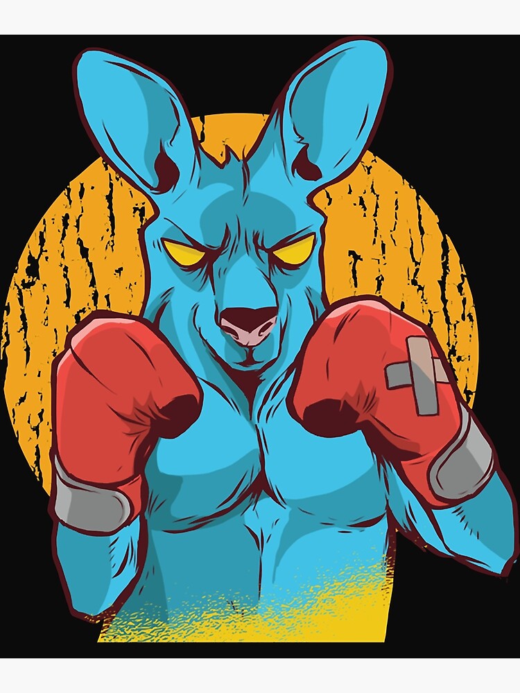 "Boxing Kangaroo Boxer Fan Knockout Punch Sport Aussie Premium T-Shirt ...