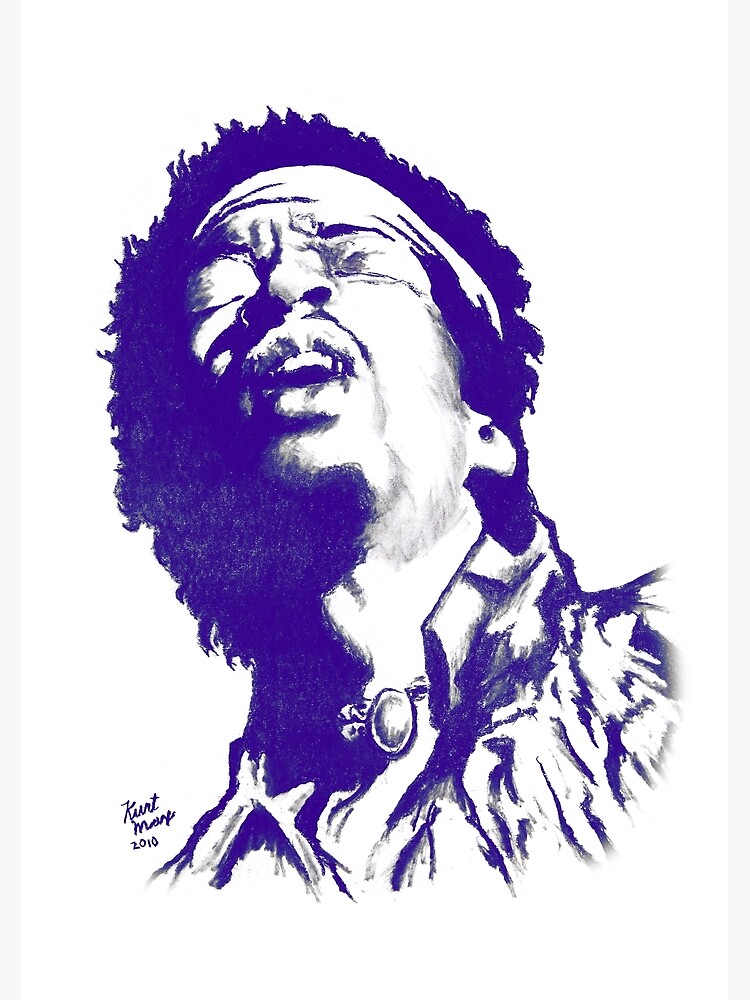 "Jimmy James Hendricks Foxy Purple" Poster for Sale by KurtMax | Redbubble