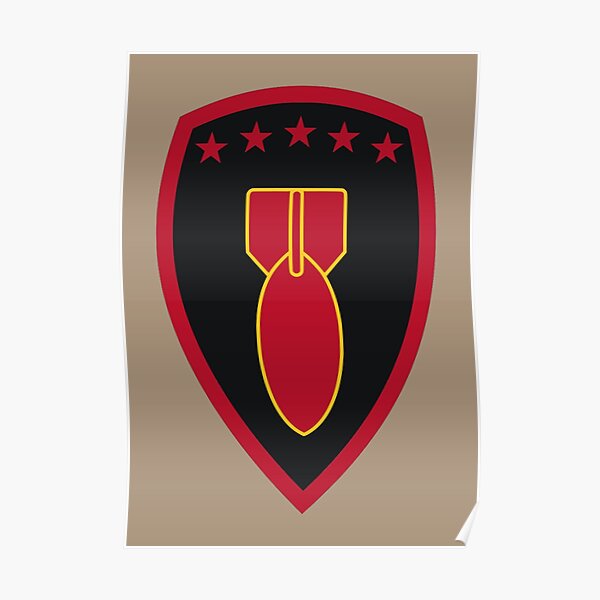 "71st Ordnance Group (EOD - US Army)" Poster by wordwidesymbols | Redbubble