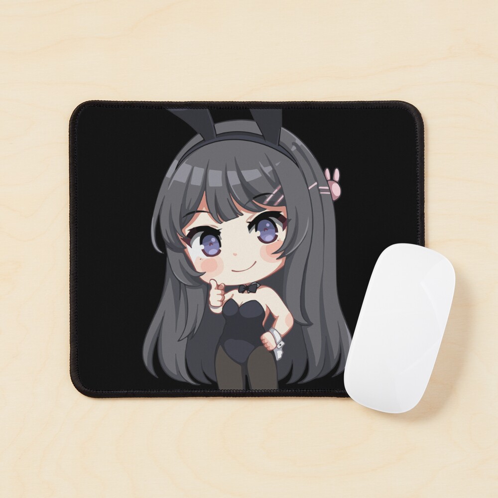 "Mai Sakurajima Bunny Girl Chibi" Sticker for Sale by Nerd189 | Redbubble