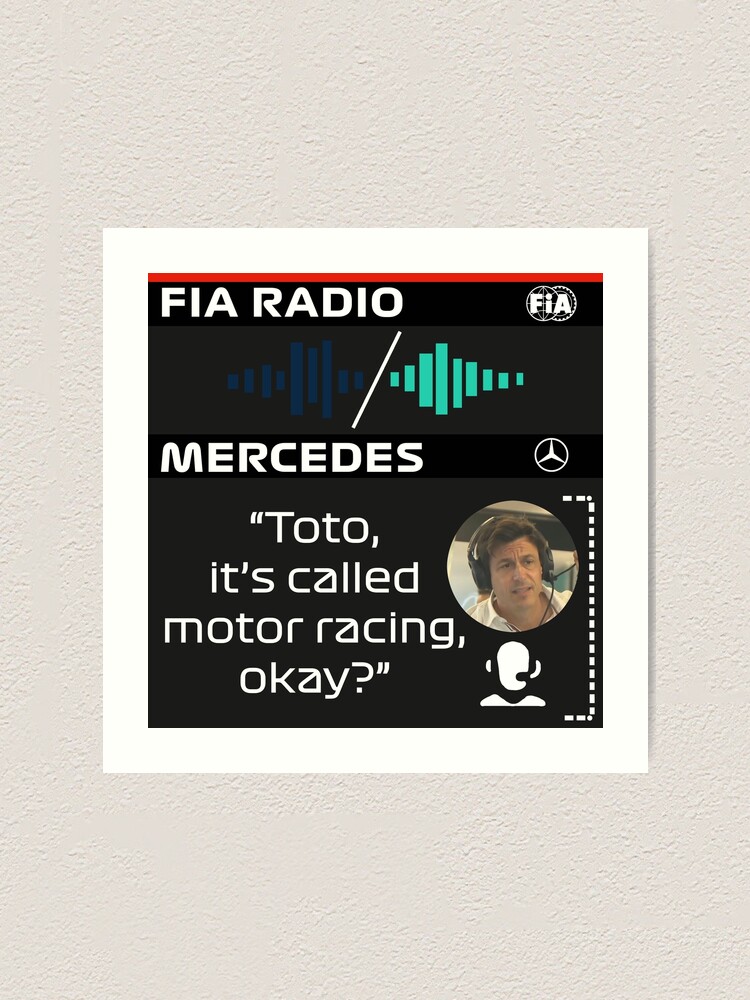 "Toto face Radio with Michael during Abu Dhabi GP 2021 "It's called ...