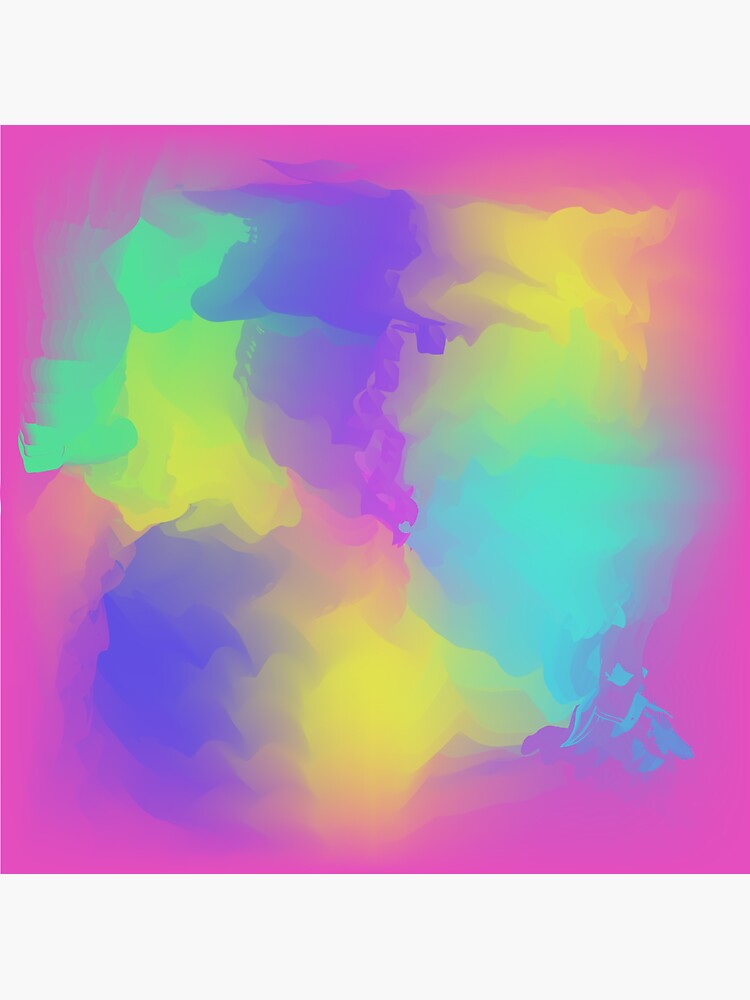 "beautiful abstract colorful background for any product" Sticker by ...