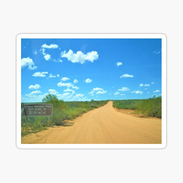 "To the Australian outback" Sticker for Sale by twotwoart | Redbubble