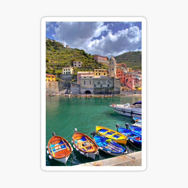 "Vernazza - Five Lands - Marina" Sticker for Sale by paolo1955 | Redbubble