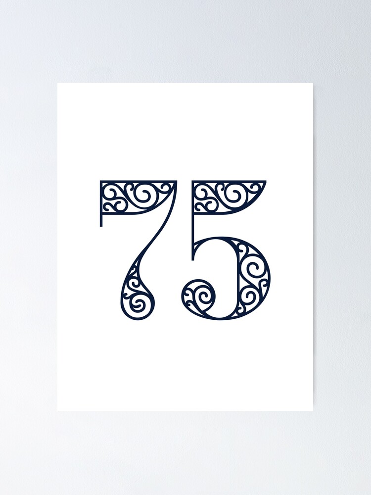 Poster for Sale mit "75 Schöne Schrift" von trendingatees | Redbubble