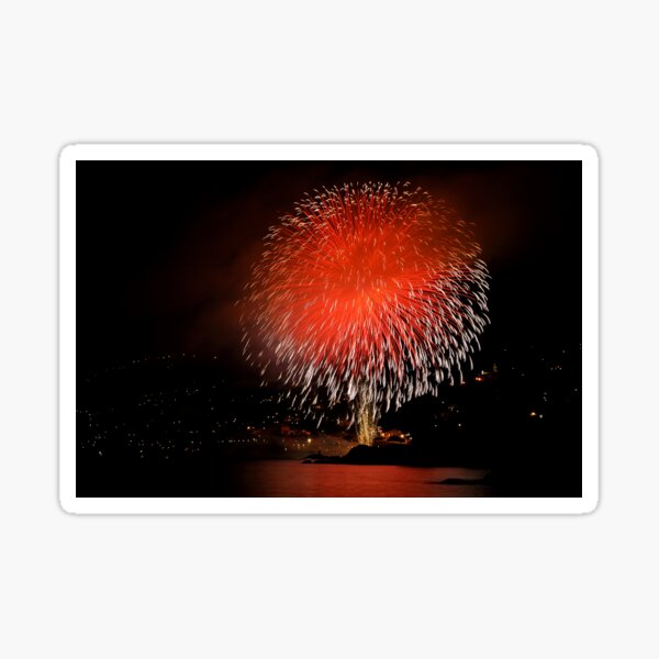 "Recco - Fireworks Festival" Sticker for Sale by paolo1955 | Redbubble