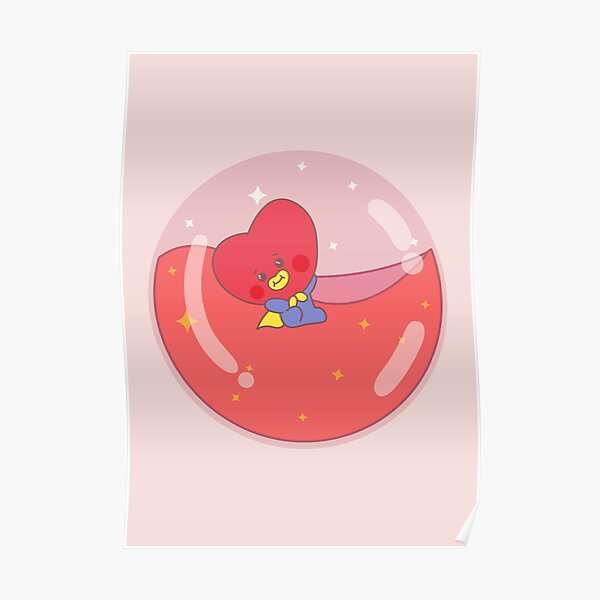 "BT21 - TATA" Poster for Sale by MomosDrawing | Redbubble