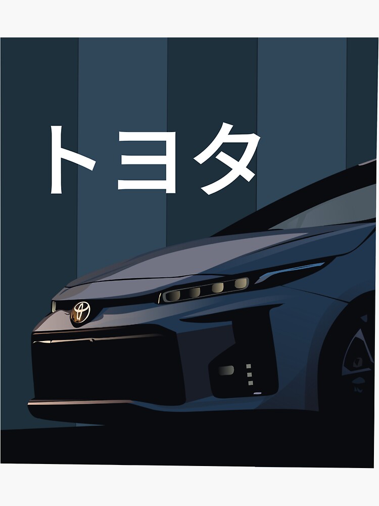 "Toyota Prius " Sticker for Sale by officialaskart | Redbubble