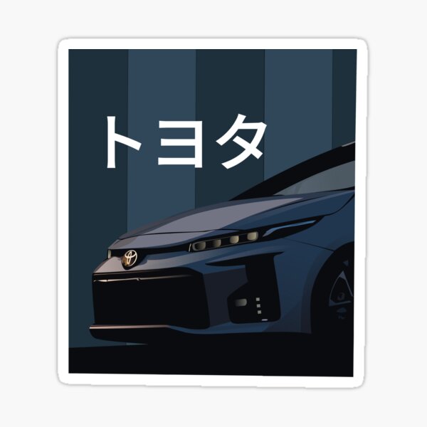 "Toyota Prius " Sticker by officialaskart | Redbubble
