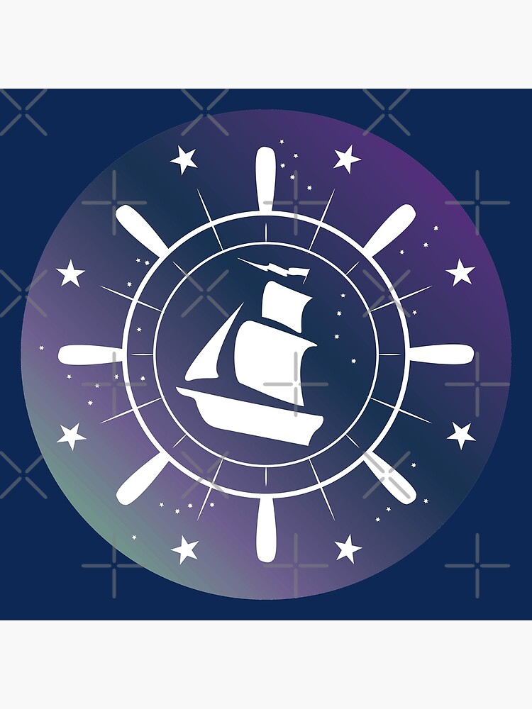 "Star Ship Sailing" Poster for Sale by skocartwork | Redbubble