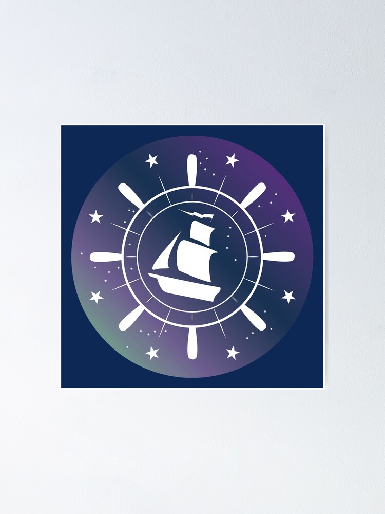 "Star Ship Sailing" Poster for Sale by skocartwork | Redbubble