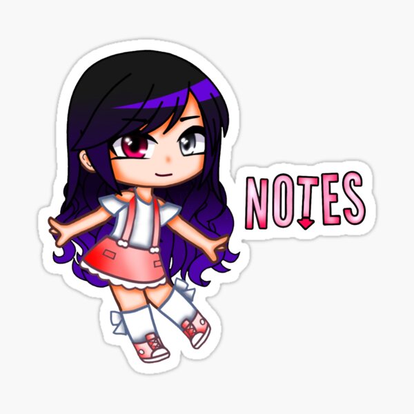 "Gacha Notes " Sticker for Sale by Oxyniva | Redbubble