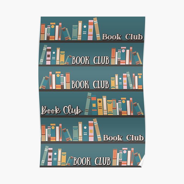 "Book Club, Fun Book Club Design For Eager Reader And Book Club ...