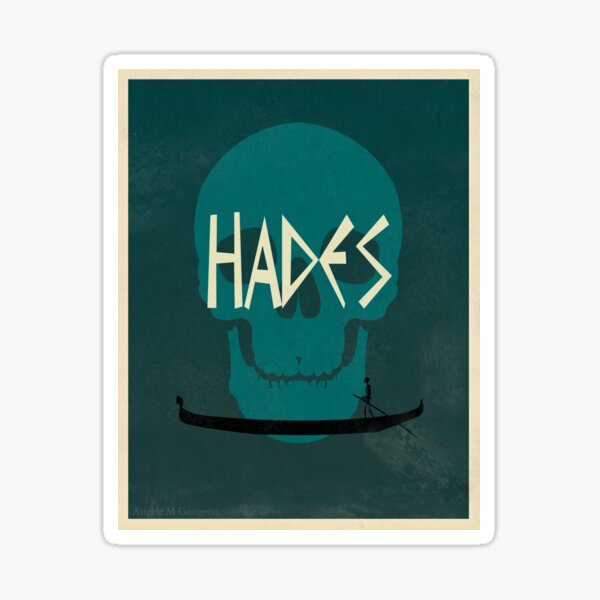 "Hades" Sticker for Sale by Angele Gougeon | Redbubble