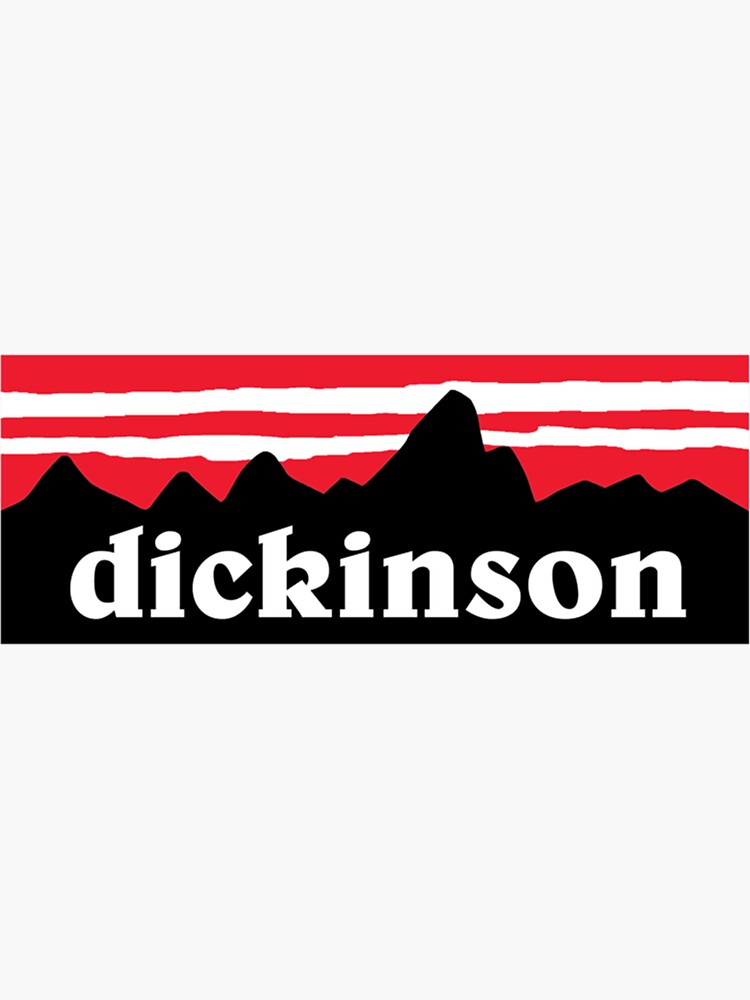 Dickinson College Sticker By Perseusrippled Redbubble
