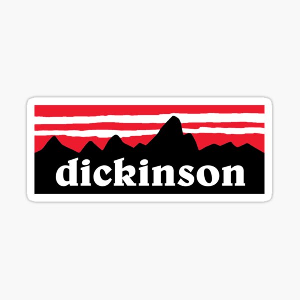 Dickinson College Sticker By Perseusrippled Redbubble