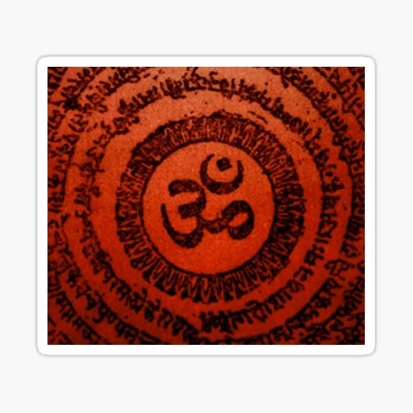 "Om sign" Sticker by JLDesignLabel | Redbubble