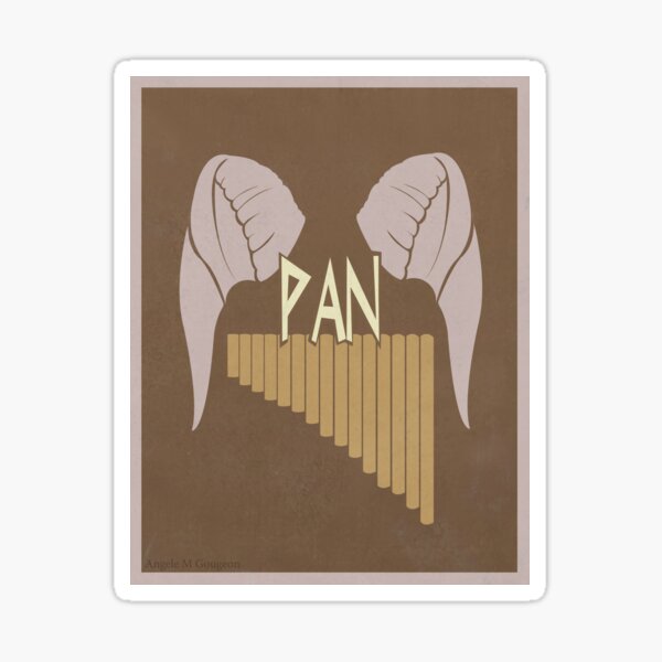 "Pan" Sticker for Sale by AnMGoug | Redbubble
