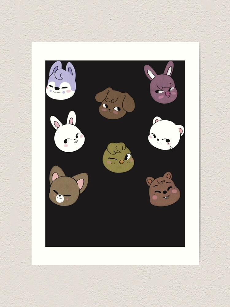 "Stray Kids - skzoo cute Sticker" Art Print for Sale by StefaniDi ...