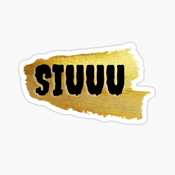 "Ronaldo 'SIUUU'" Sticker for Sale by Demotino | Redbubble