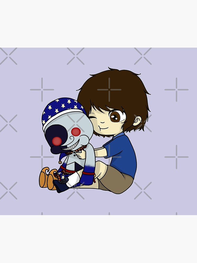 "FNAF security breach (gregory and moondrop plush)" Throw Blanket by ...