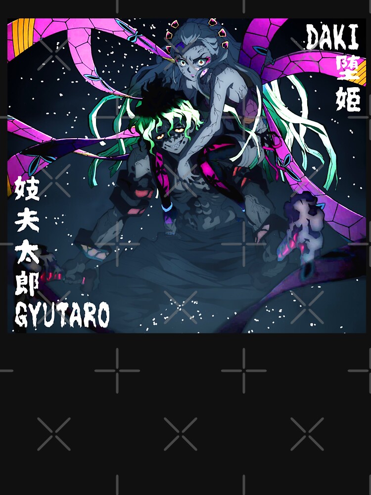"Gyutaro And Daki | Retro Demon Slayer Kimetsu no Yaiba " T-shirt for ...