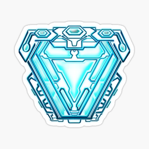 "Arc Reactor Iron-Man Mark 85 " Sticker by LexusAuer | Redbubble
