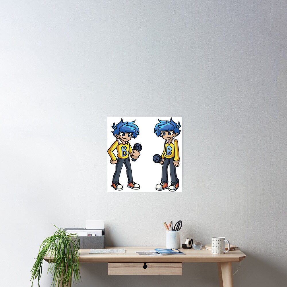"bob and bosip friday night funkin" Poster by spamton-funny | Redbubble