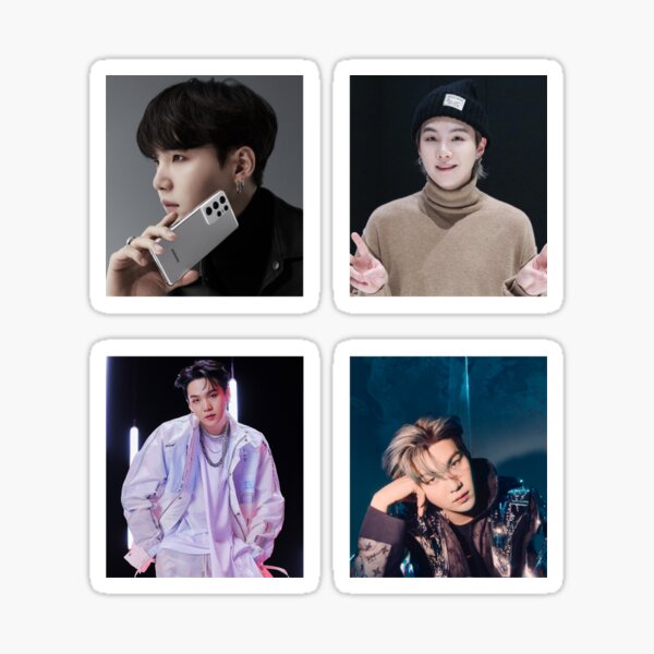 "Suga Min Yoongi BTS" Sticker for Sale by Niki-ni | Redbubble