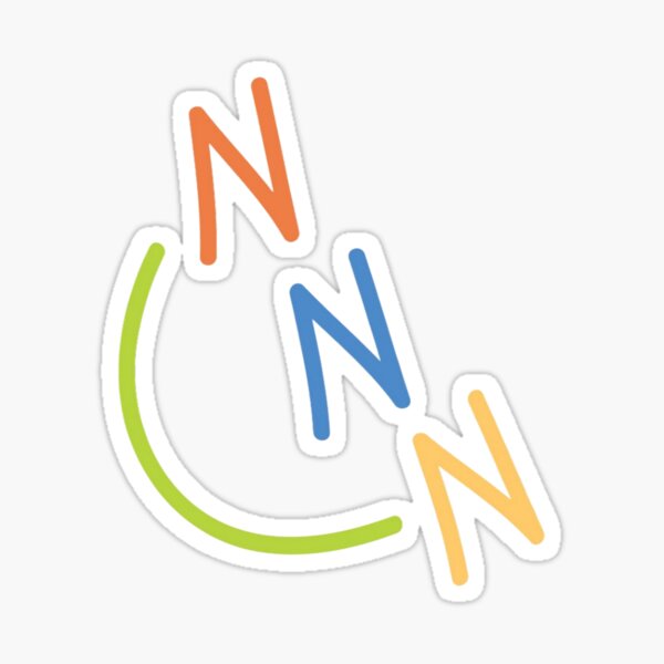 "Triple N Logo Nanon" Sticker for Sale by FandRPrintables | Redbubble