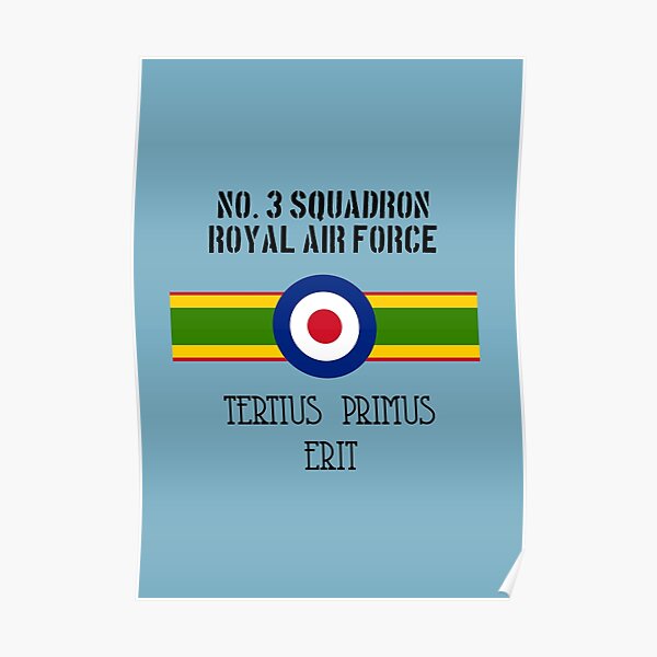 "No. 3 Squadron - RAF" Poster by wordwidesymbols | Redbubble
