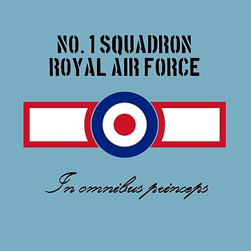 "No. 1 Squadron - RAF" Sticker for Sale by wordwidesymbols | Redbubble