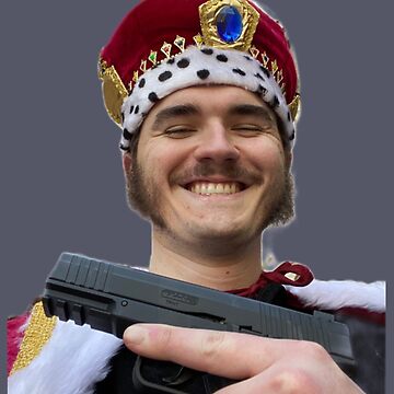 "Jschlatt with gun " Sticker for Sale by Jasonsemnovitch | Redbubble