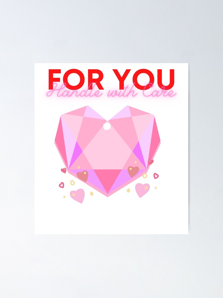 "Fragile Heart" Poster for Sale by Yuudachi-Chloe | Redbubble