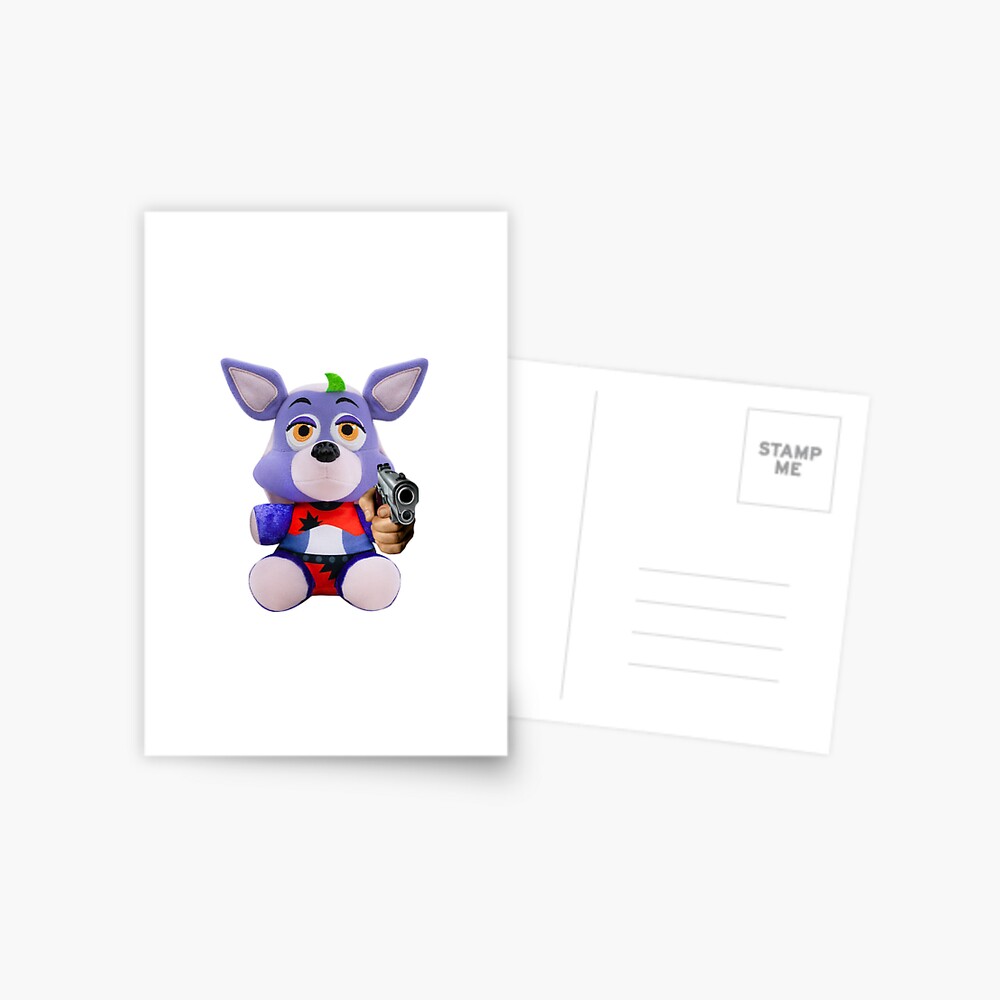 "Roxanne Wolf Holding a Gun" Sticker for Sale by DesuDistortion | Redbubble