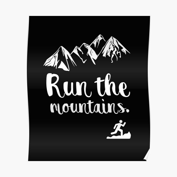 Trail Running Posters | Redbubble