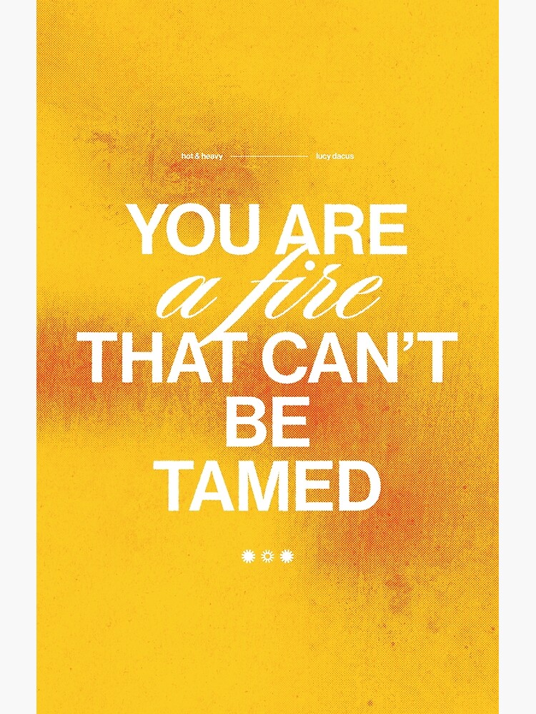 "hot n heavy" Poster for Sale by anika-png | Redbubble