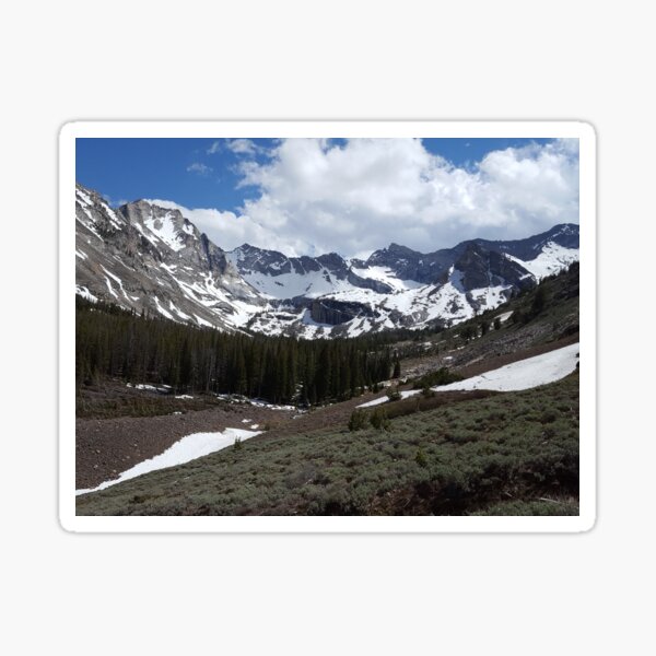 "Glacier Valley Idaho Backcountry " Sticker by PhotoGeologist | Redbubble