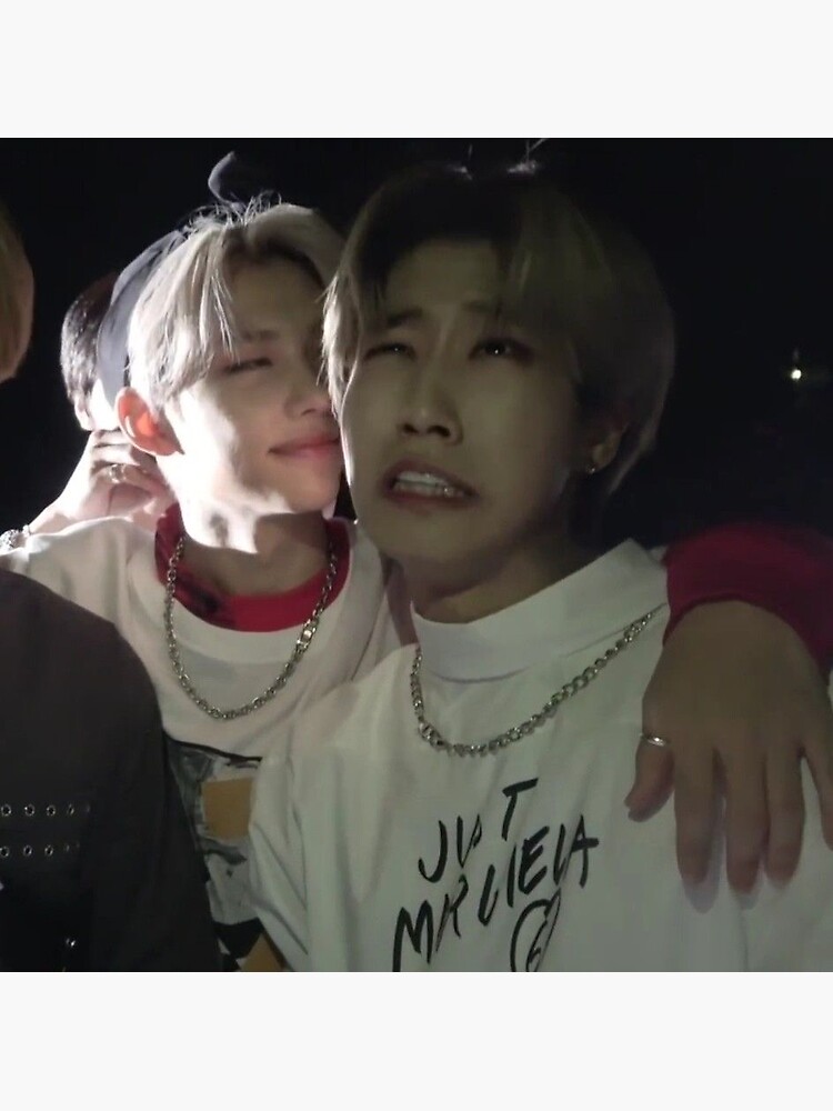 "Han and Felix meme" Sticker for Sale by chimsjoon | Redbubble