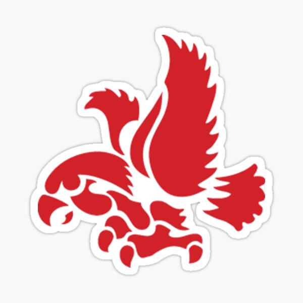 "Iowa City High Old TigerHawk Logo" Sticker for Sale by EmilianoHerrera ...