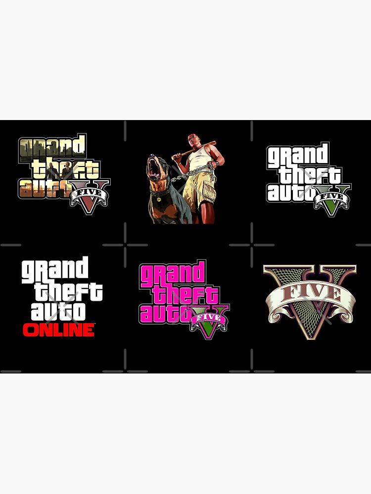 Poster « Grand Theft Auto Logos : Grand Theft Auto V Grand pack d ...