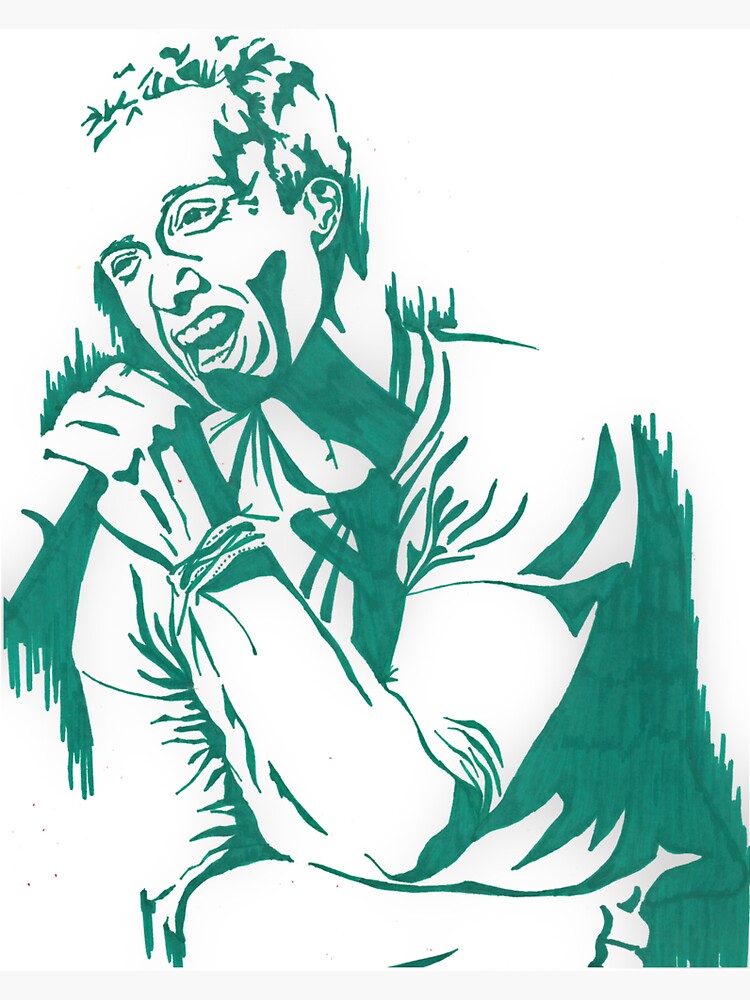 "chris martin" Sticker by Gremillama | Redbubble