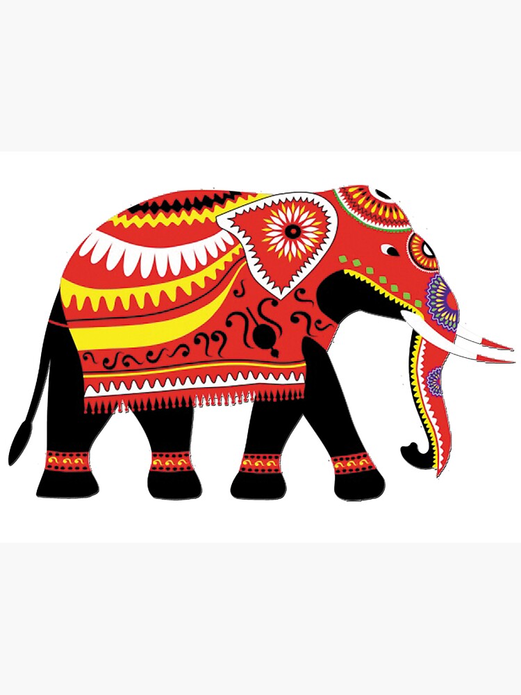 "Sri Lankan Traditional Elephant Perahera" Sticker for Sale by Dulfer ...